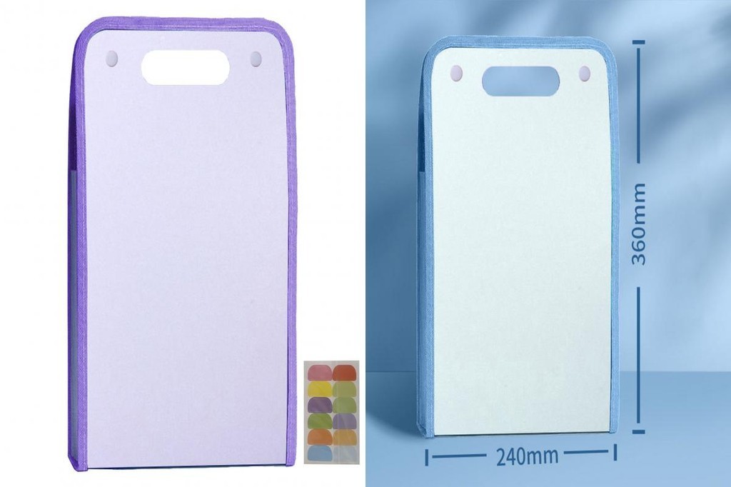 UJA- Folder Organizer Bag A4 Paper Storage Portable 13-layer File ...