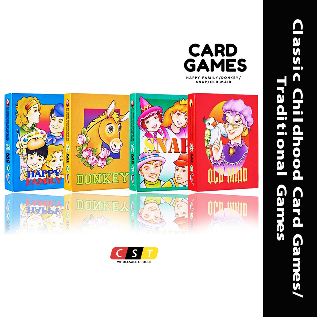 Classic Childhood Card Games/ Permainan Kad Tradisional (Snap / Old ...