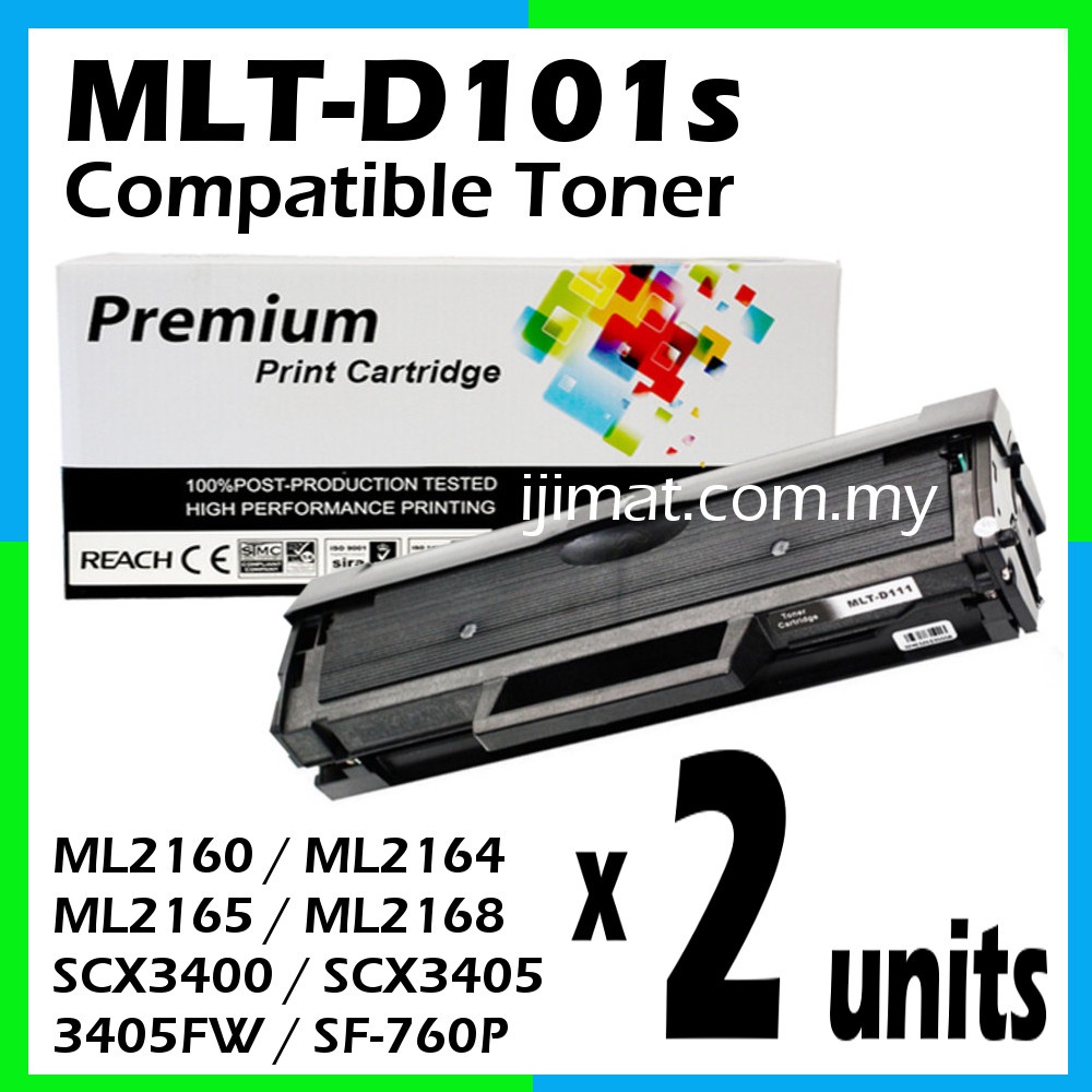 2x Compatible Toner 101 101S MLT-D101S MLT-D101XL MLTD101S Samsung ...