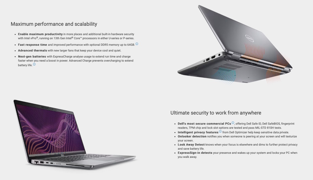 Dell 14" Latitude 5440 Laptop i5-1335U 16GB 1TB FHD IPS Win11Pro Intel ...