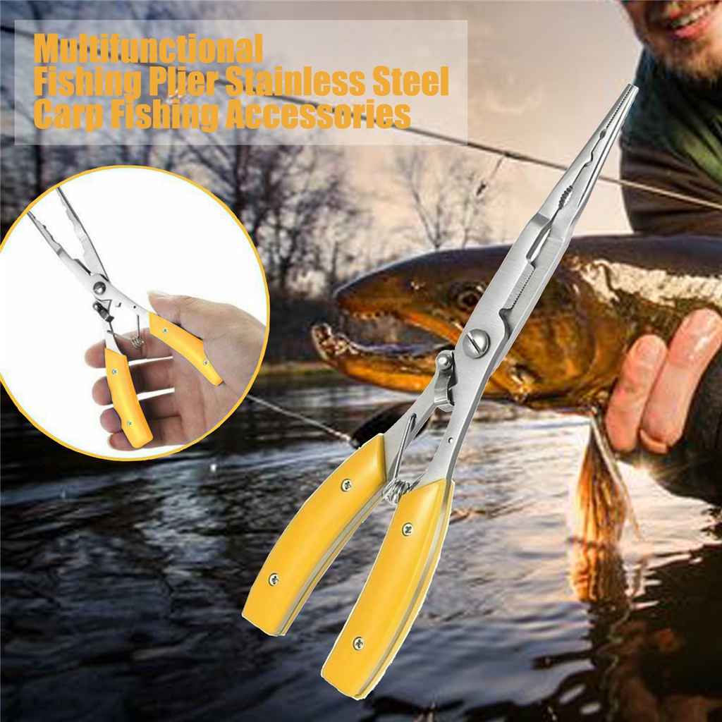 20.5cm Stainless Steel Fishing Plier Fishing Tackle Lure Hook Tackle ...