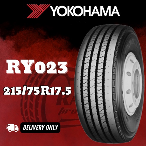[ 215/75R17.5 ] YOKOHAMA RY023 TRUCK LORRY TYRE TIRE TAYAR SIZE ...
