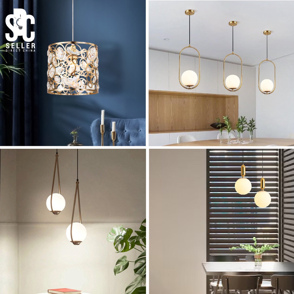 SINGLE PENDANT LIGHT SIMPLE MINIMALIST DESIGN | Shopee Malaysia
