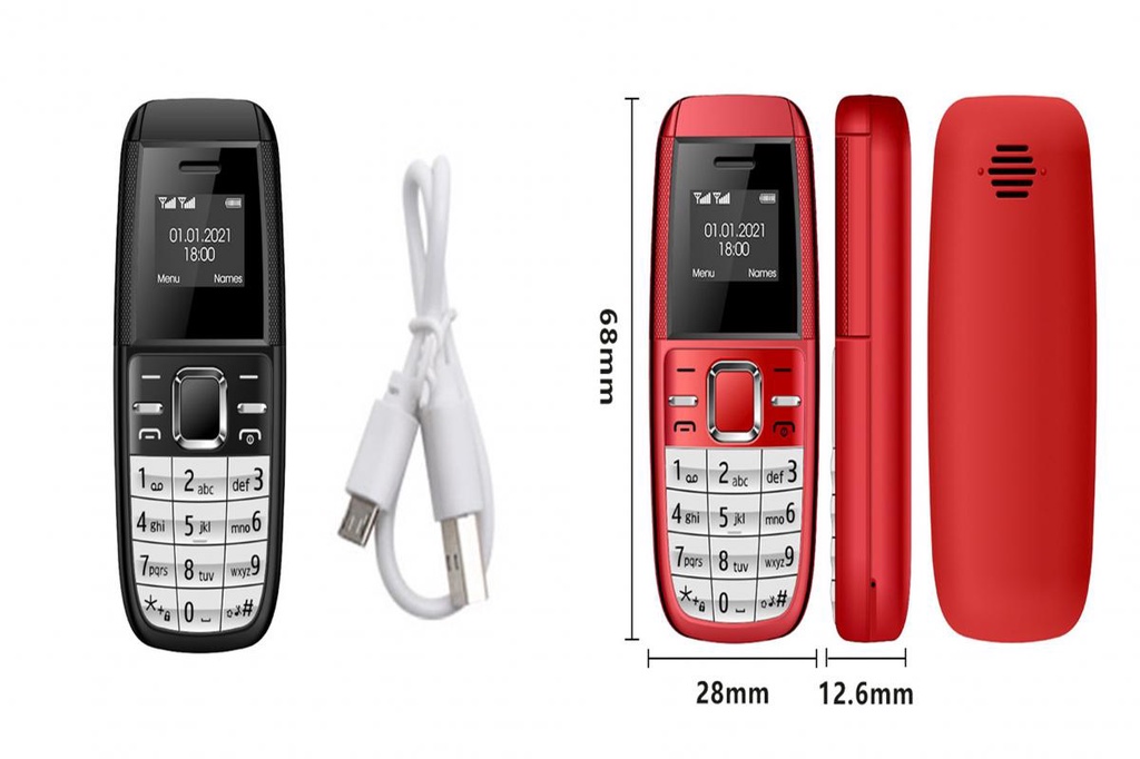 [calcutta] English Version Mini Keypad Phone for Grandmother GSM Quad ...