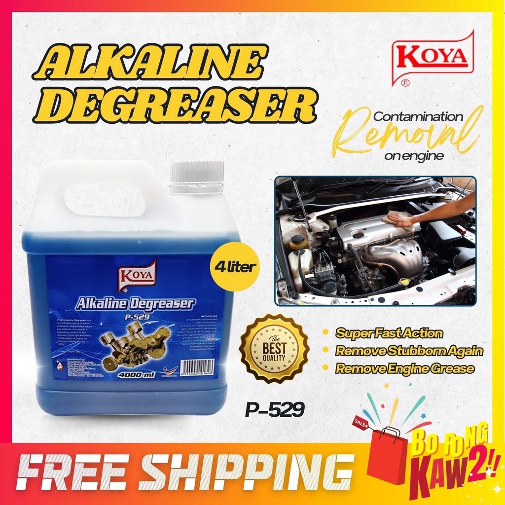 P-529 KOYA 4Liter Alkaline Degreaser Car Engine Bicycle Stove Oven ...