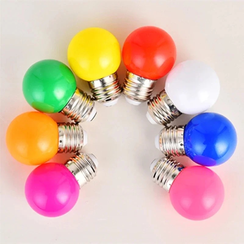 SUNSTAR G45 LED Bulb E27 3W Red Blue Green White Yellow RGB Blubs Ping Pong Ball Light Globe ...
