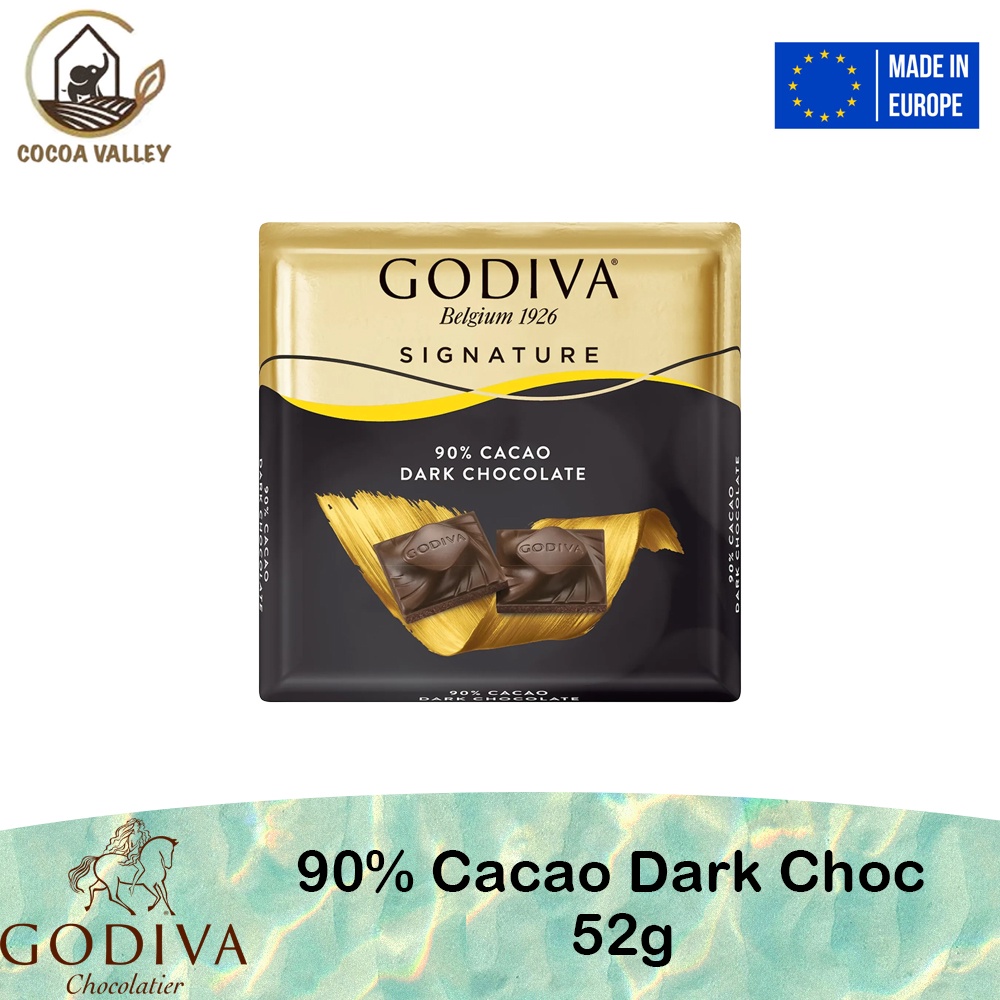 Godiva Signature 90% Cacao Dark Chocolate 52g | Shopee Malaysia