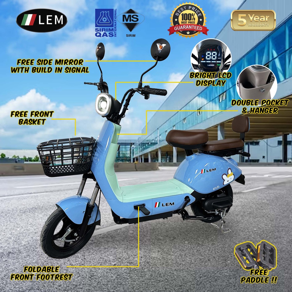 ★LEM★NEW ELECTRIC BIKE/ELECTRIC BICYCLE MODEL LEM VE | Shopee Malaysia