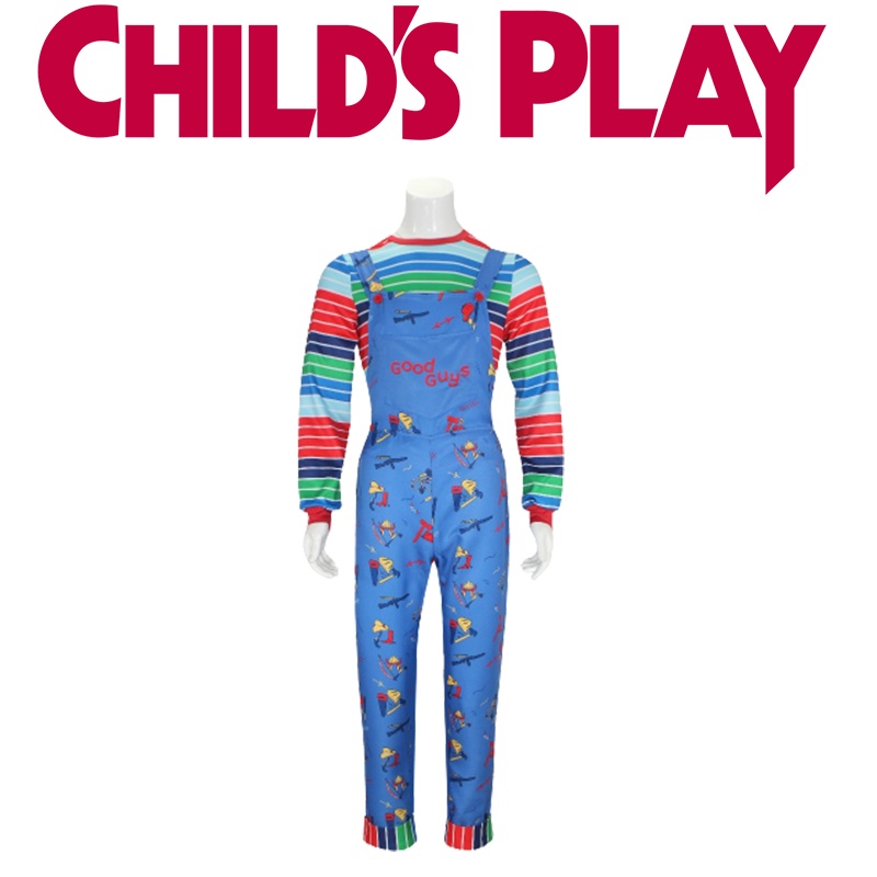 Chucky Cosplay Clothes Polyester Material Streetwear Fashion Size ...