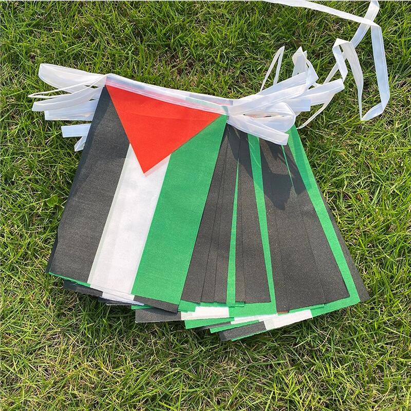 Palestine Bunting Flags 5 Metres 20 piece Flag Banner Decoration ...