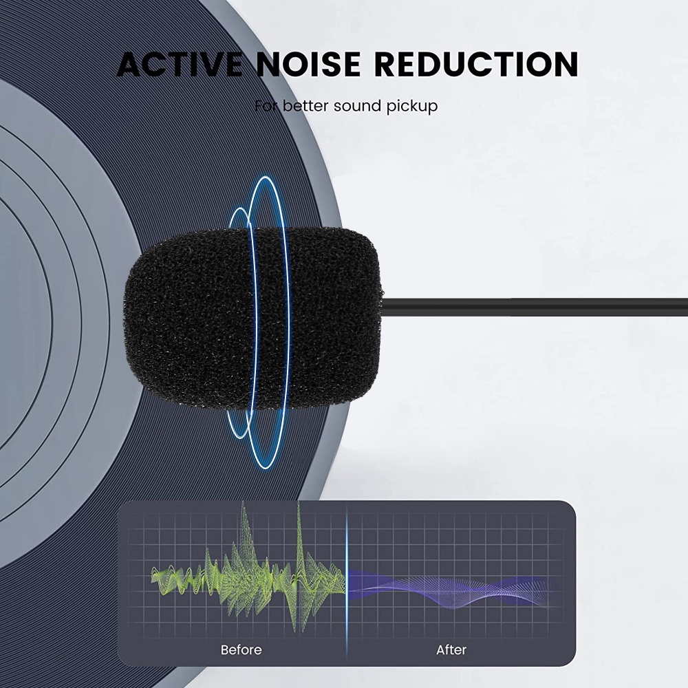 10 Pcs/ Set Mini High Density Sponge Microphone Protect Cover Portable ...