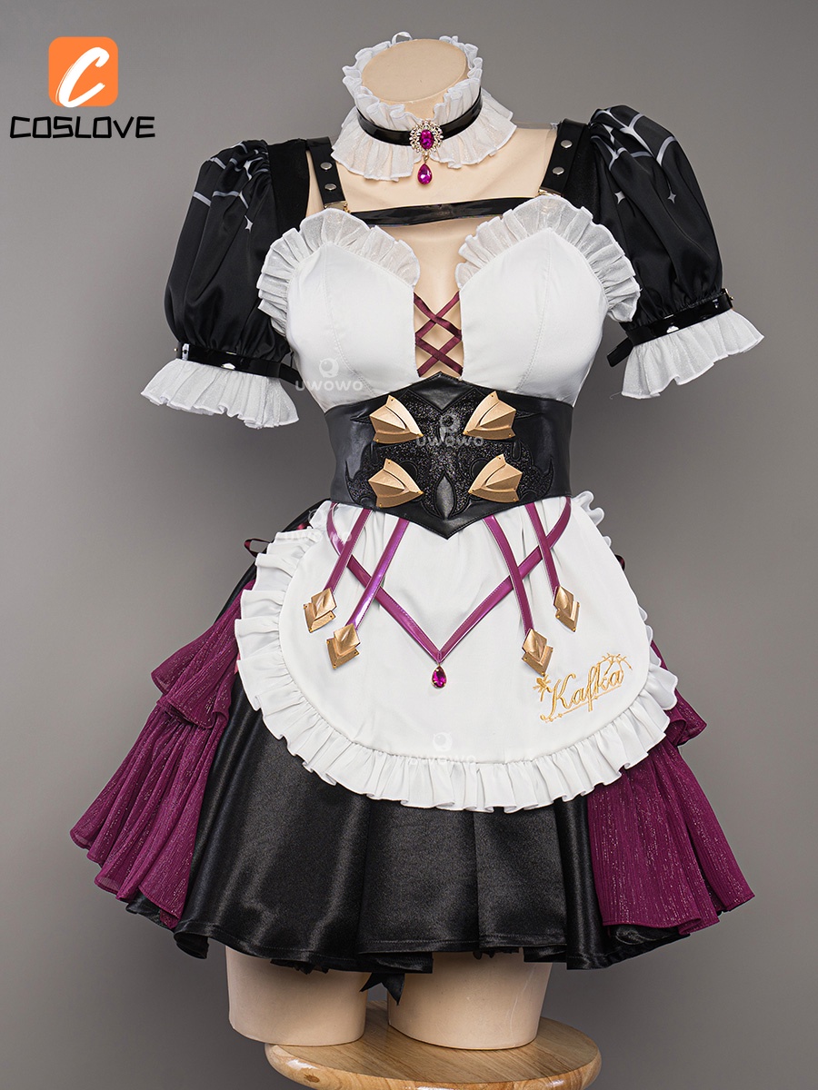 Honkai Star Rail Kafka Fan Made Maid Attire Cosplay Full Set Costume ...