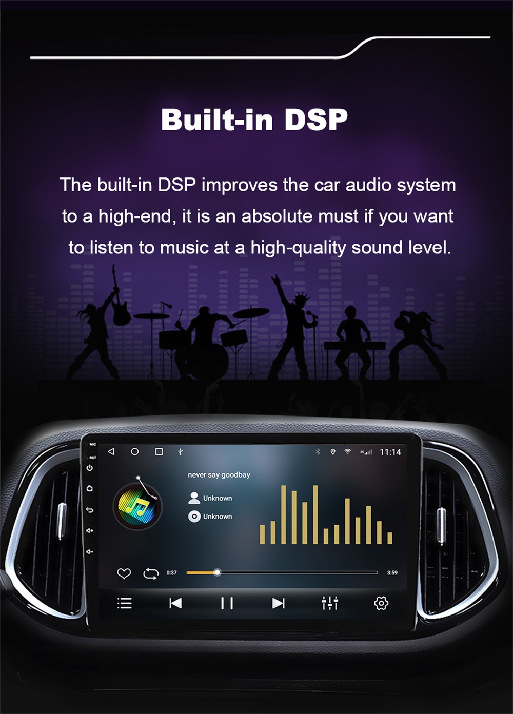 Ts10 7862 High Quality 8 Core 2din Android Car Radio Head Unit Mp5