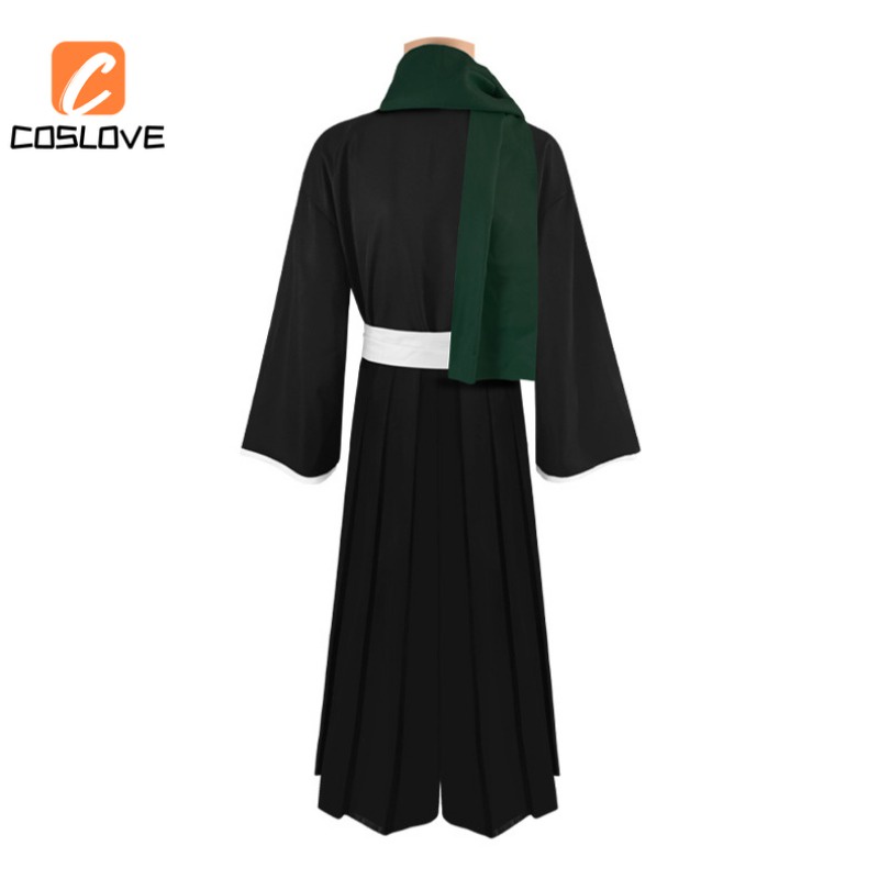 Bleach Toshiro Hitsugaya Cosplay Full Set Costume Black White Color ...