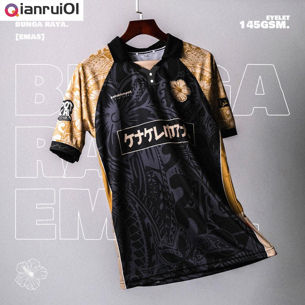 EDISI BUNGA RAYA EMAS. [ Microfiber Eyelet 145GSM ]2024 Jersey ...