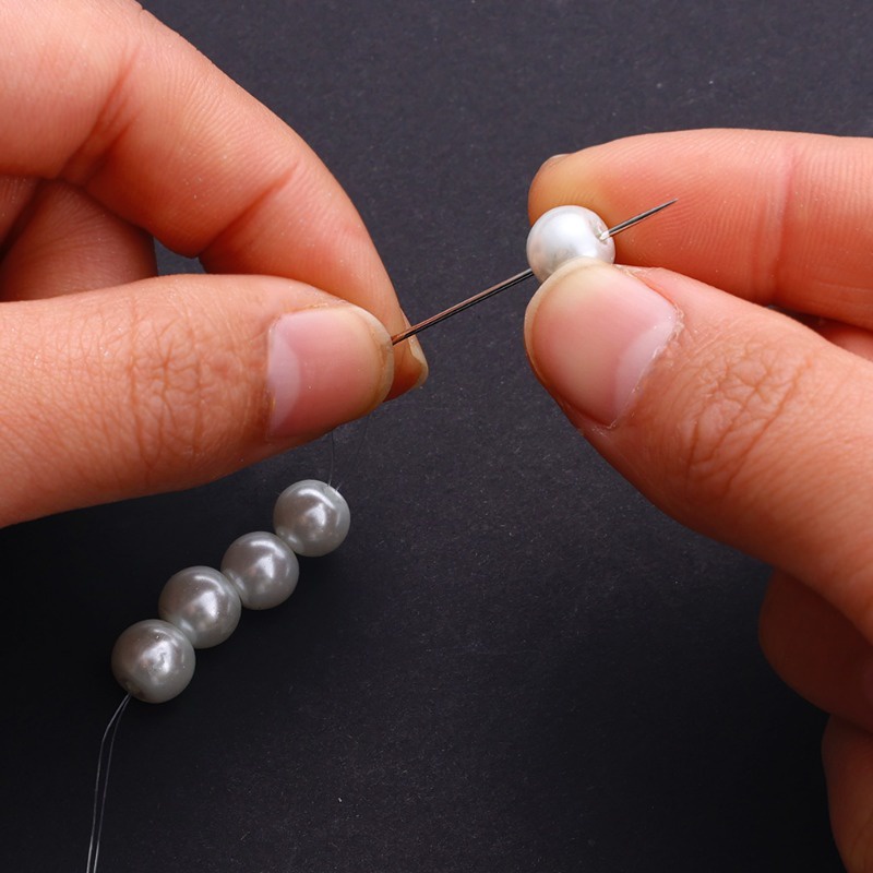 Stainless Steel Self-Threading Needles | Household DIY Beading & Blind ...