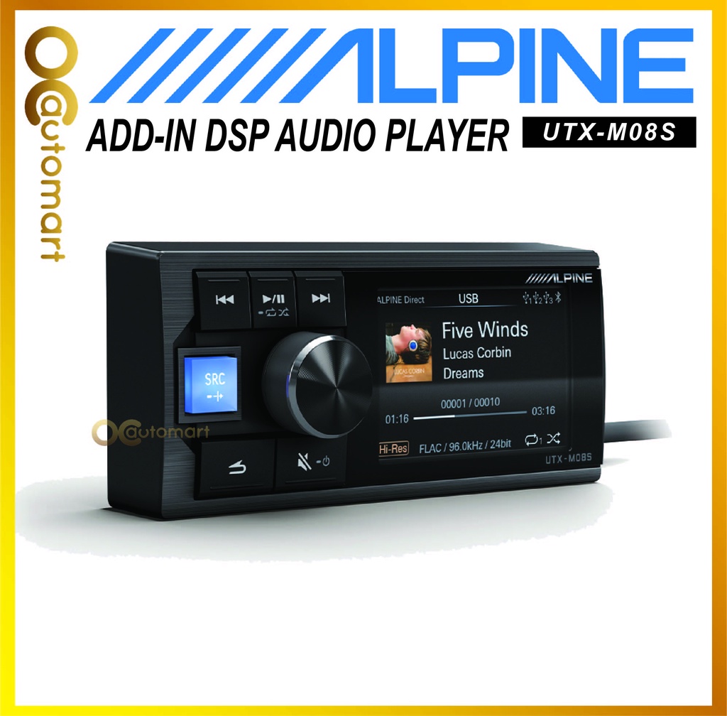 Alpine UTX-M08S - ADD-IN DSP AUDIO PLAYER | Shopee Malaysia