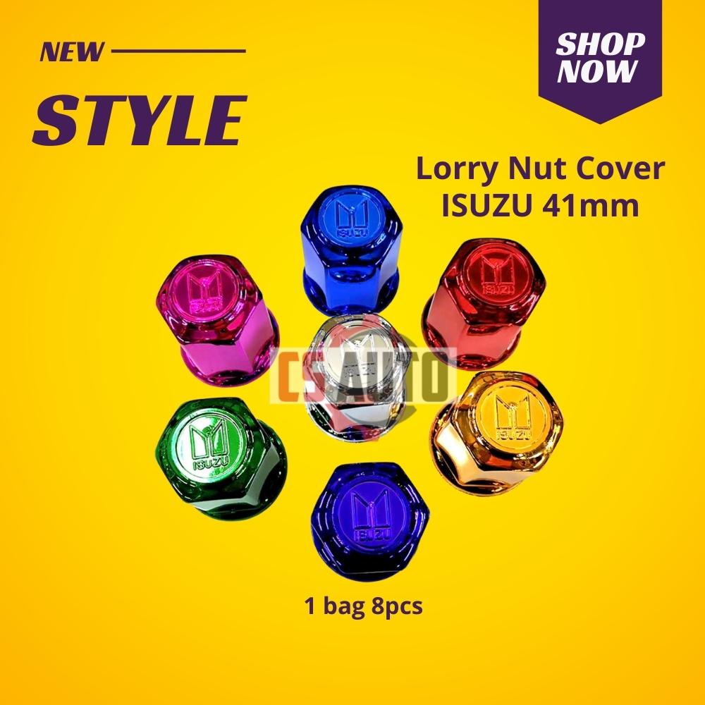 CS 8pcs Nut Cover Thailand Nat Tayar Lorry Truck 41mm Hino 300 ...