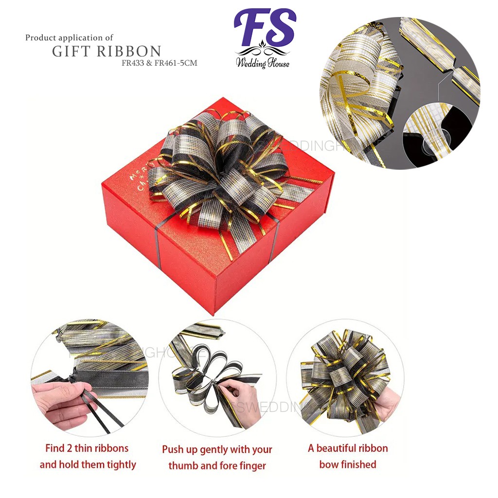 1 PCS - PULL RIBBON/BUNGA RIBEN/RIBEN TARIK/BUNGA RIBEN HANTARAN/DIY ...