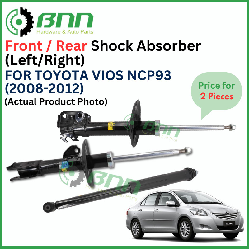 [BNN] Toyota Vios NCP93 Front and Rear Shock Absorber Gas Type (Depan ...