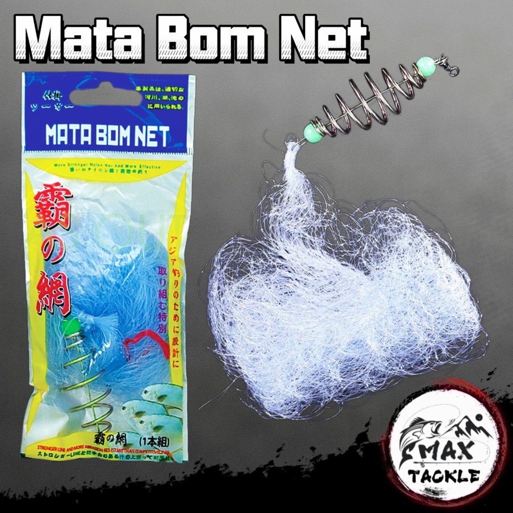 Mata Bom Net Bait Spring Bottom Fishing River Trap Jaring Perangkap ...