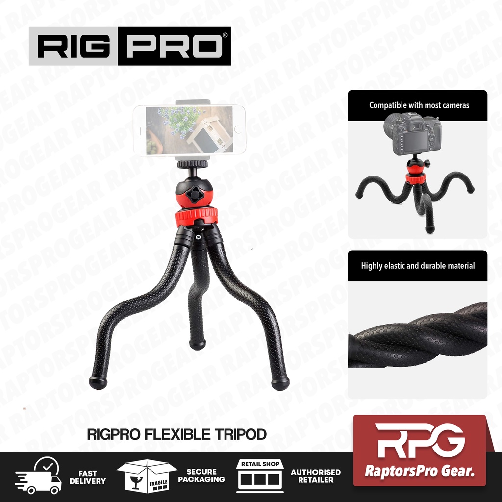 RIGPRO Flexible Tripod / Octopus Tripod | Shopee Malaysia