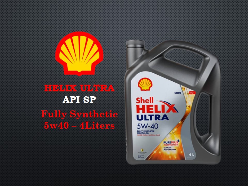 Shell - Ultra 5w40 4L API-SP Fully Synthetic Engine Oil 4Liter 5w-40 ...