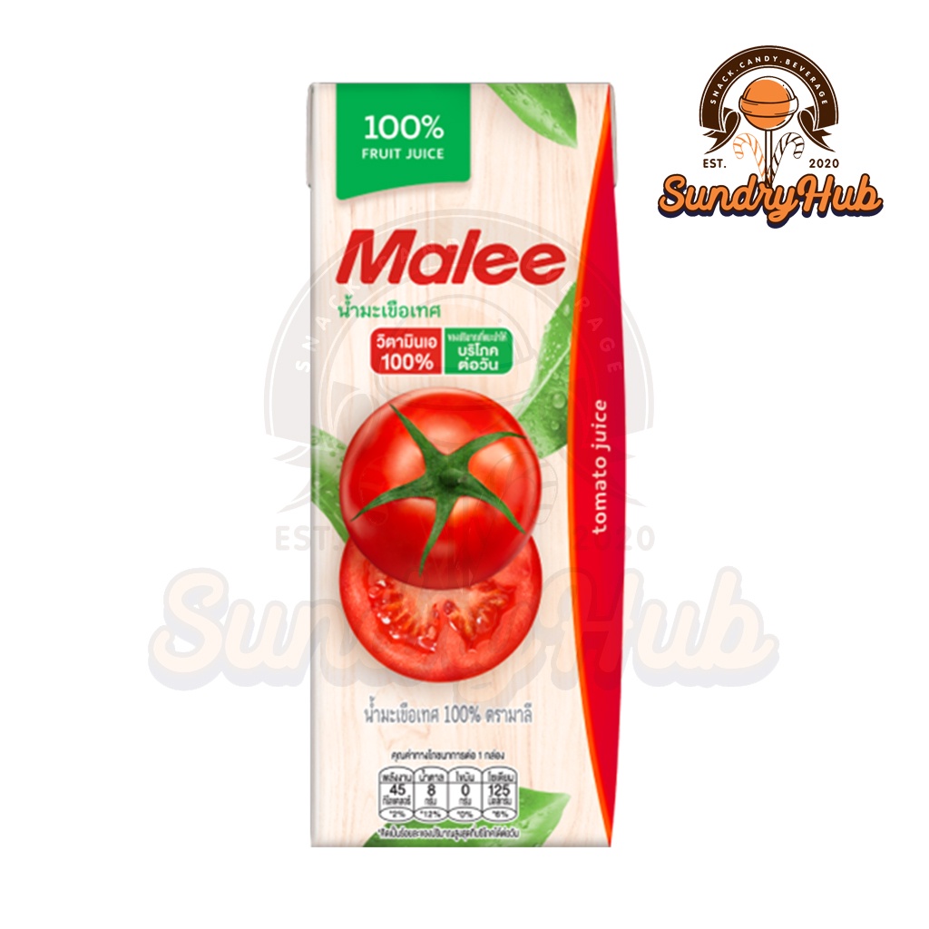 Malee Fruit Juice Tomato 200ml | Shopee Malaysia