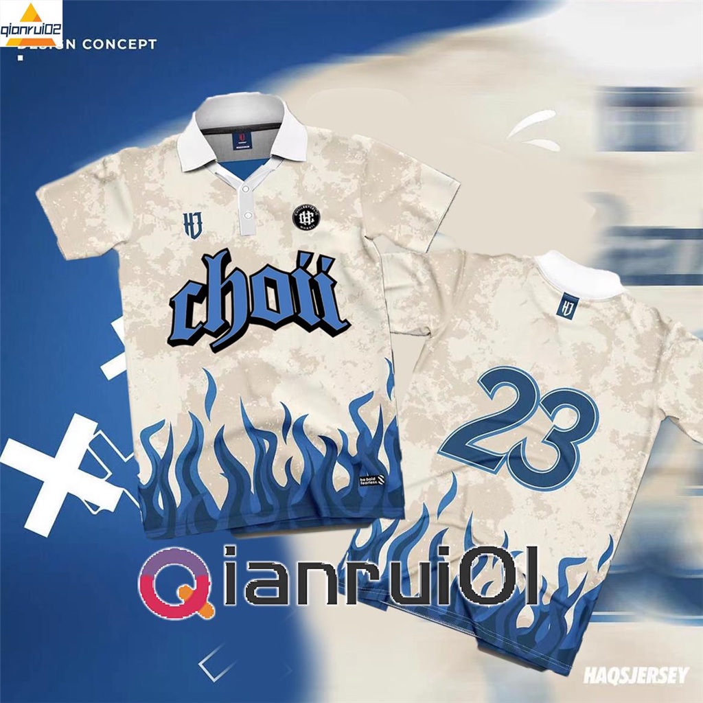 (Qianrui02) CHOII Baju Retro JERSEY NEW JERSEY THAILAND UNISEX 2023 ...