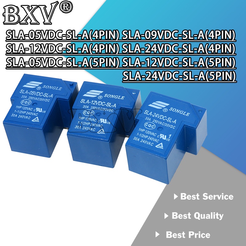 1PCS Relay SLA-05 09 24 12VDC-SL-A 4PIN 5PIN 5V 9V 24V 12V High-quality ...