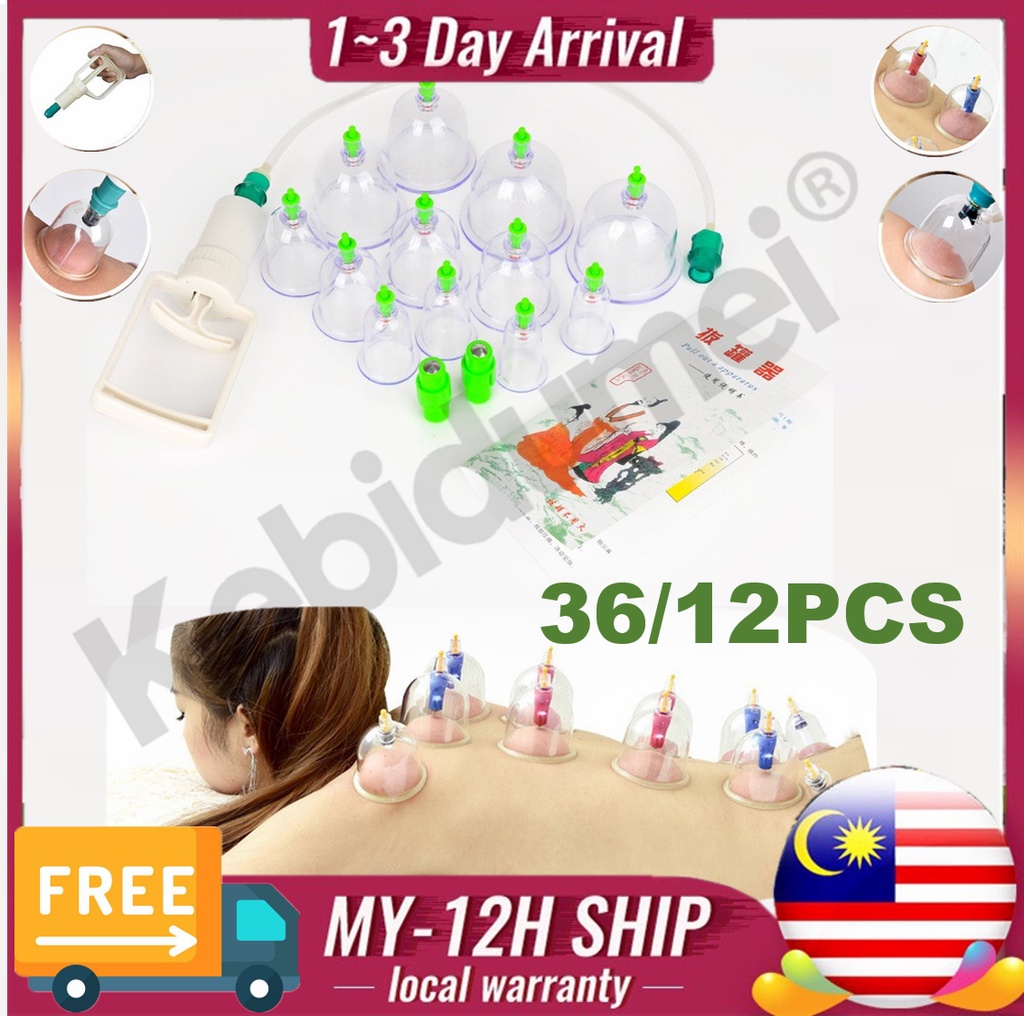 24pcs Medical Vacuum Suction Body Cupping Therapy Device Healthy Body ...