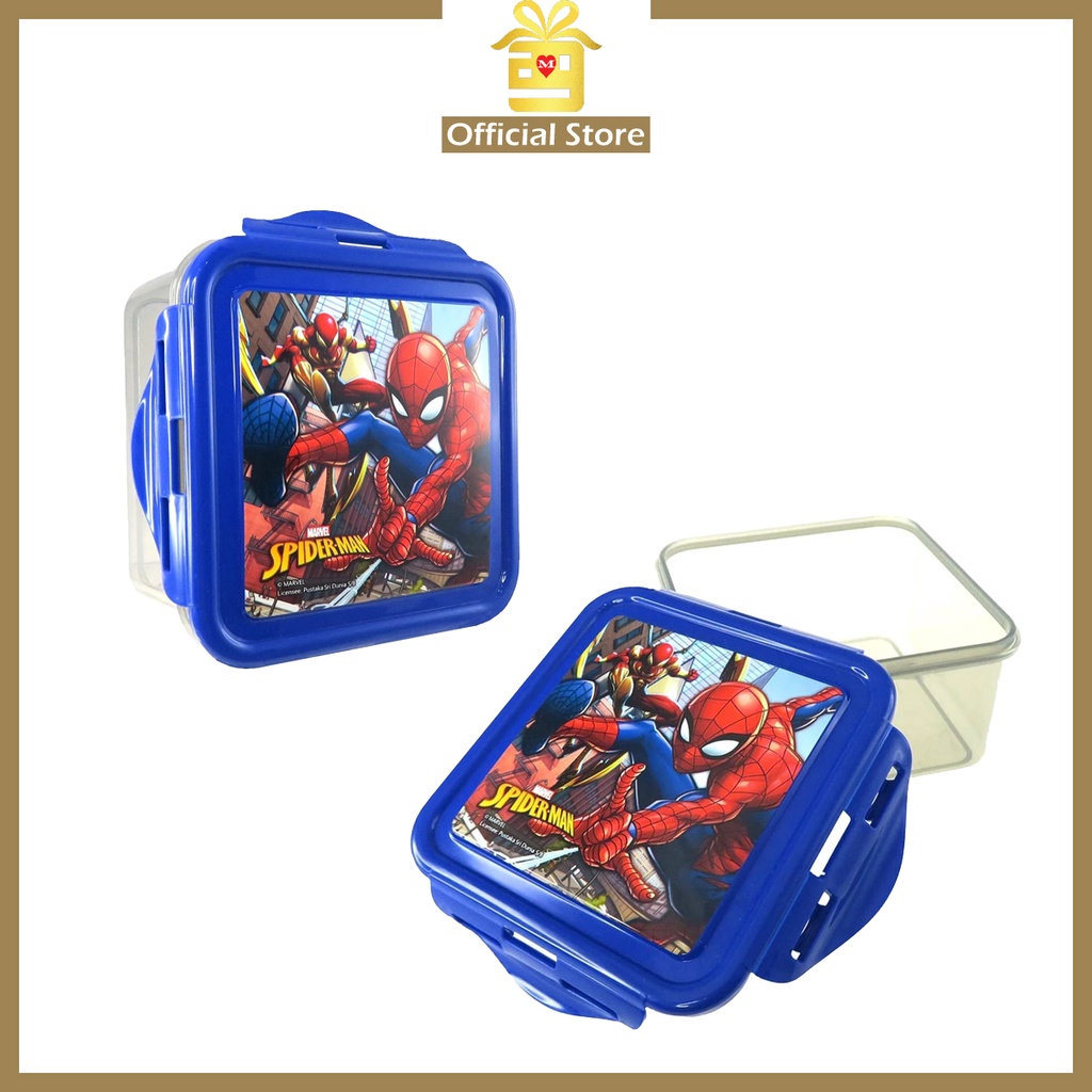 Marvel Spiderman Lunch Box Children / Food Container (BPA Free) Air ...