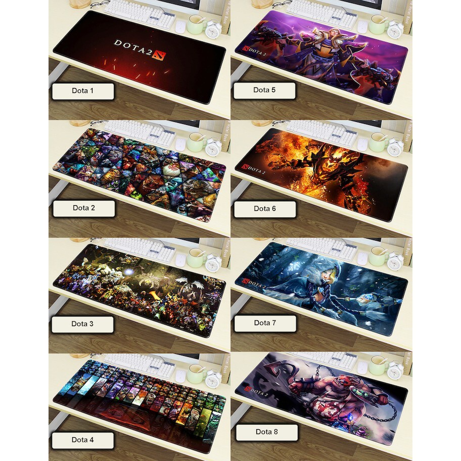 One Piece Large Thickened Desktop Table Keyboard / Mouse Pad Dota ...