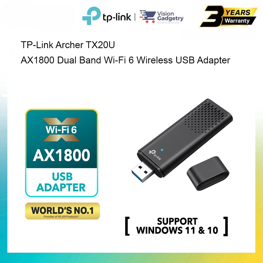 TP-Link Archer TX20U TX20U Nano TX20U Plus AX1800 Wi-Fi 6 Dual Band ...