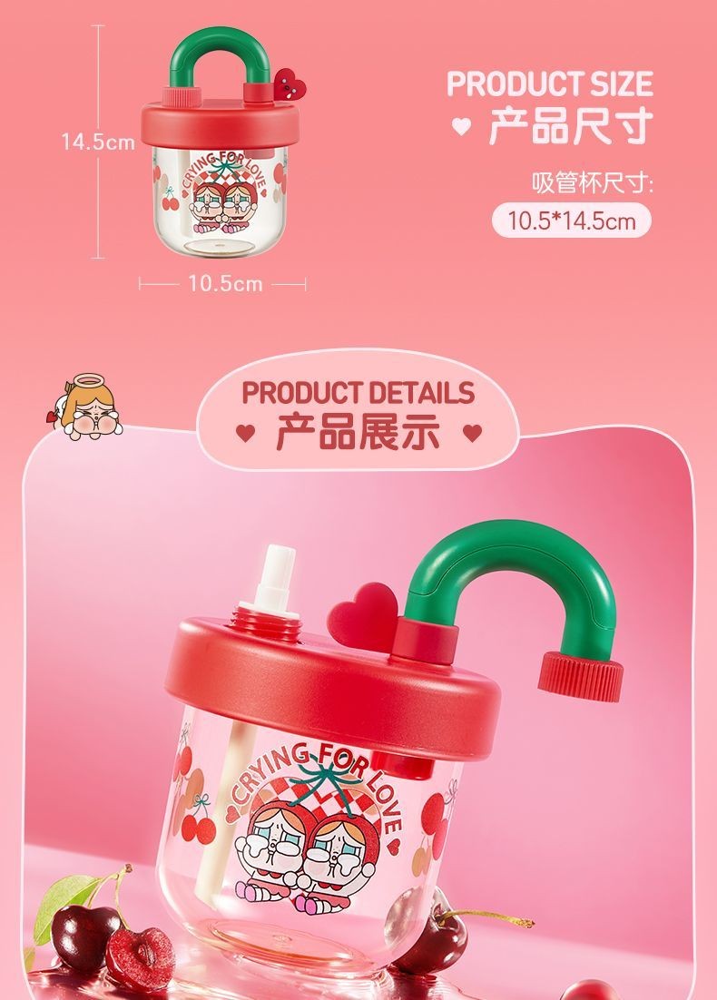 CRYBABY Tears of Cupid Crying For Love Series Straw Cup POPMART ...