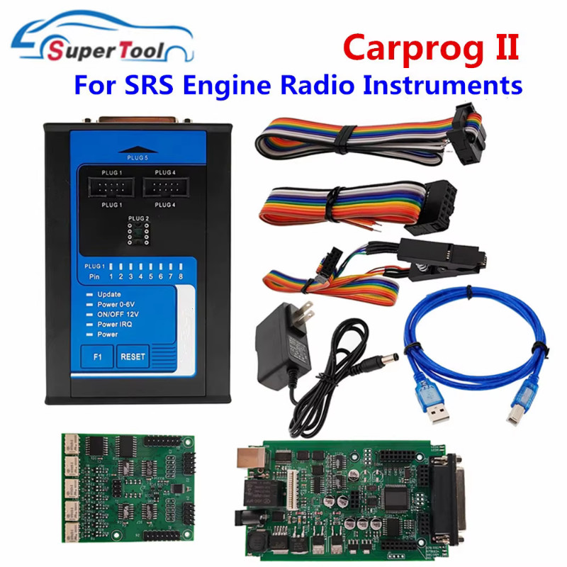 Newly Carprog 2 ECU Programmer Car Prog2 V8.12 ECU Chip Tuning Interface Reset Crash Data Immo ...