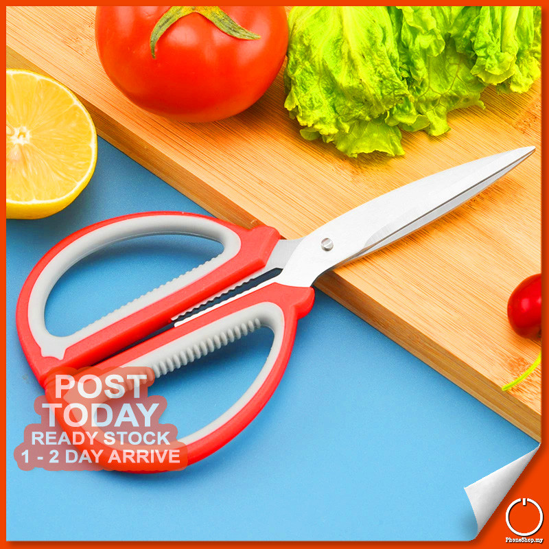 𝐏𝐑𝐎 𝐒𝐍𝐈𝐏𝐒 Stainless Steel Multipurpose Kitchen Scissors Heavy Duty ...