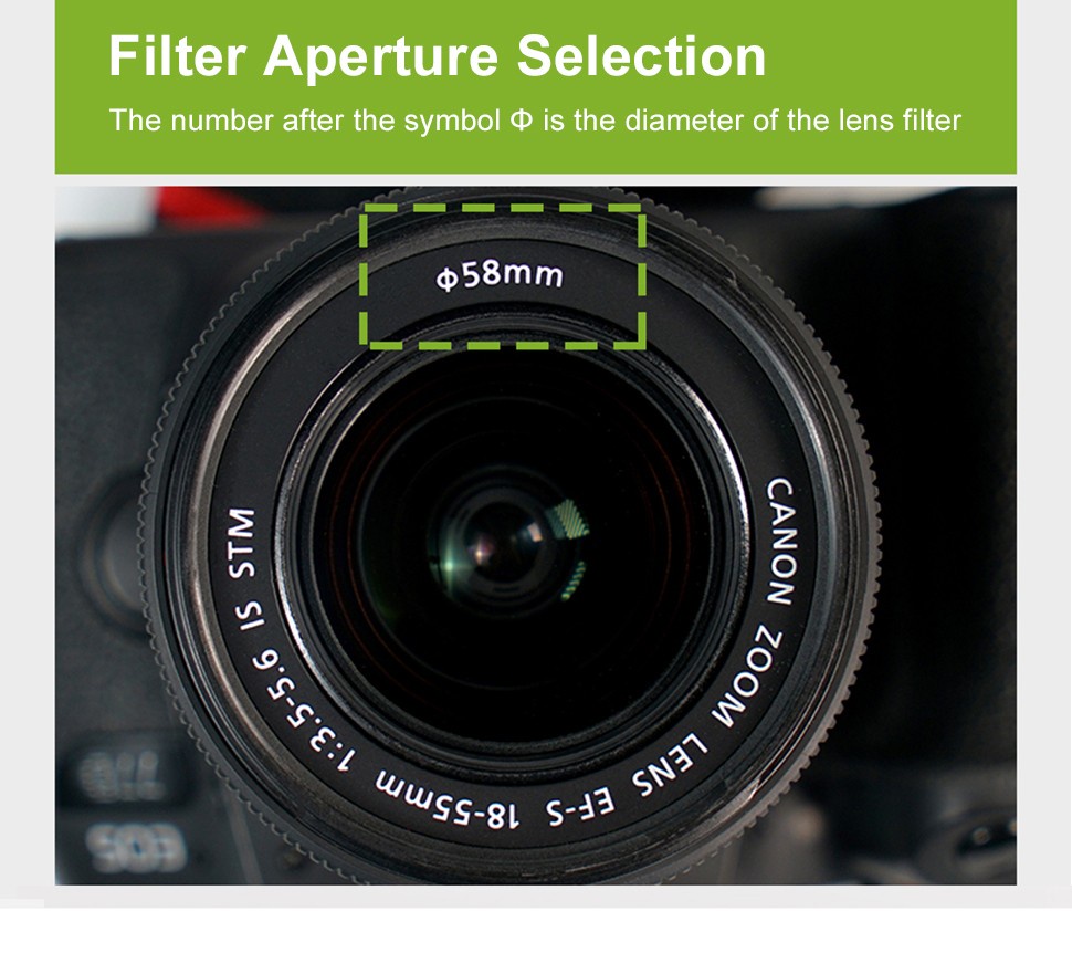 DSLR SLR MRC CPL 37 39 40.5 43 46 52 55 72 82 86 95 105 mm Camera Lens ...