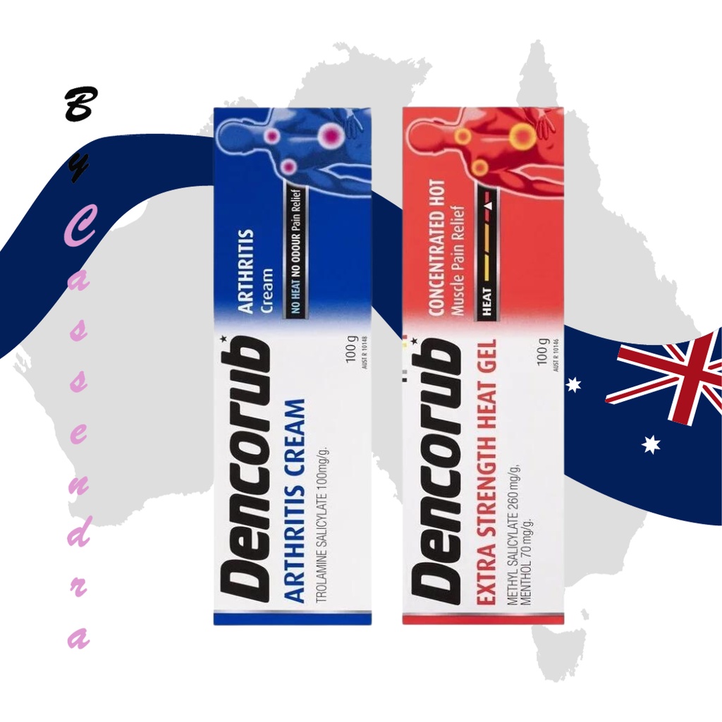 DENCORUB Australia Penetrating Arthritis Cream / Extra Strength Heat ...
