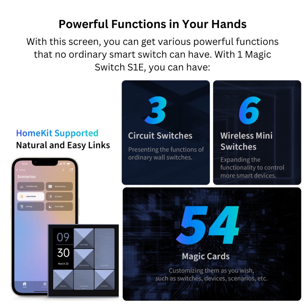 Xiaomi Aqara S1E Magic Switch Smart Home Wifi Neutral Homekit CJPKG01LM ...