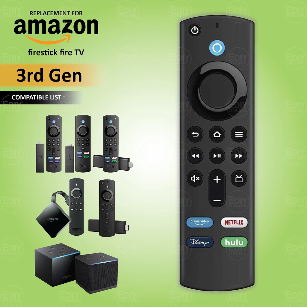 【FREE BATTERY AAA X2】 Replacement For Amazon Firestick Fire TV Stick ...