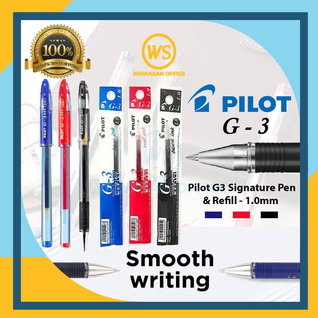 Pilot G3 / Pilot Gel Pen / Pilot Pen / Gel Ink Pen / Refill Pen / Pilot ...
