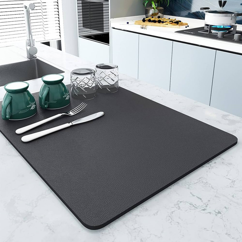 Fast Dry Kitchen Countertop Mat Table Mat Sink Mat Sink Absorbent Mat ...