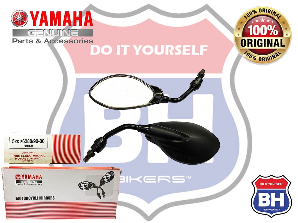 YAMAHA Y125 Y125Z Y125ZR 125ZR 125Z 125 SIDE MIRROR CERMIN SISI 100% ...