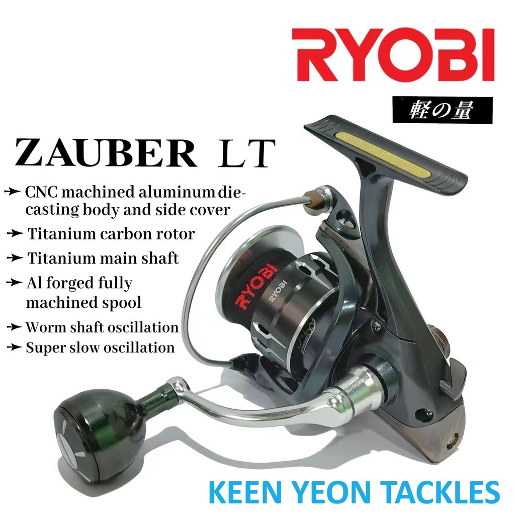 RYOBI ZAUBER LT FISHING REEL ( SPINNING ) | Shopee Malaysia