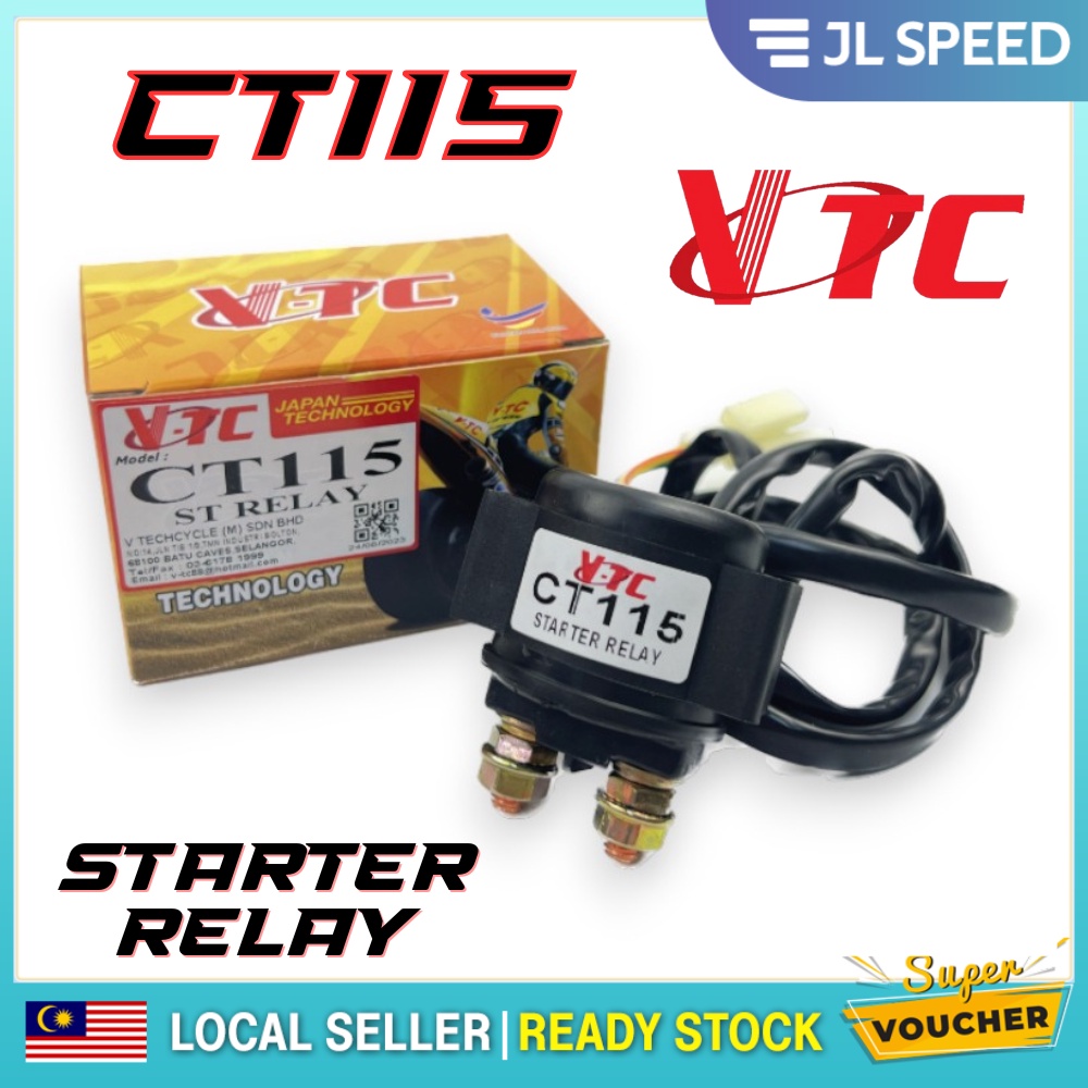 MODENAS CT115 / CT 115 STARTER RELAY ASSY (VTC) | Shopee Malaysia