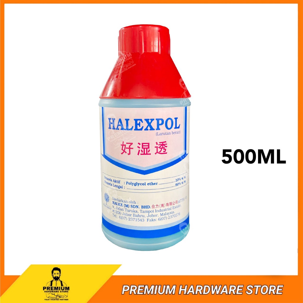 HALEX Halexpol 500ml Polyglycol Ether 10% Wetting Agent (Same As ...