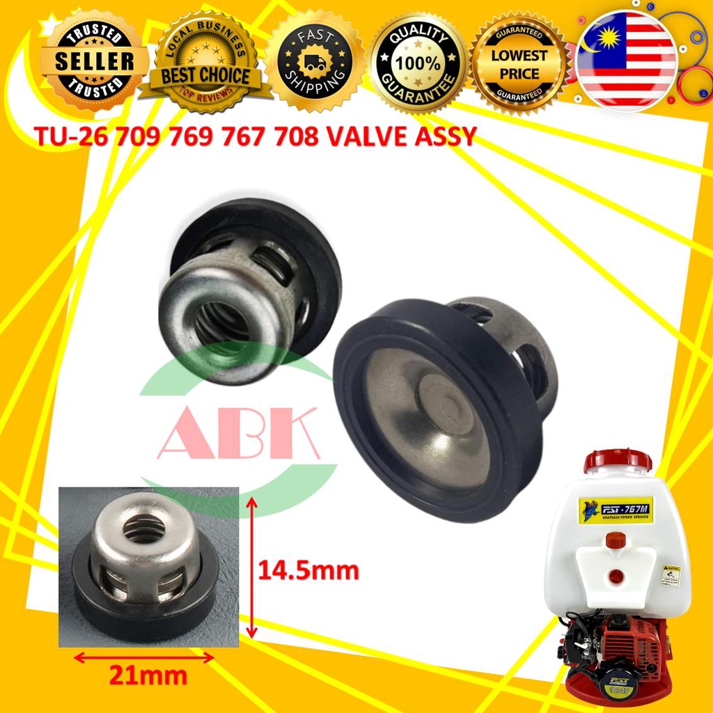KNAPSACK SPRAYER - TU26 709 767 VALVE ASSY | Shopee Malaysia