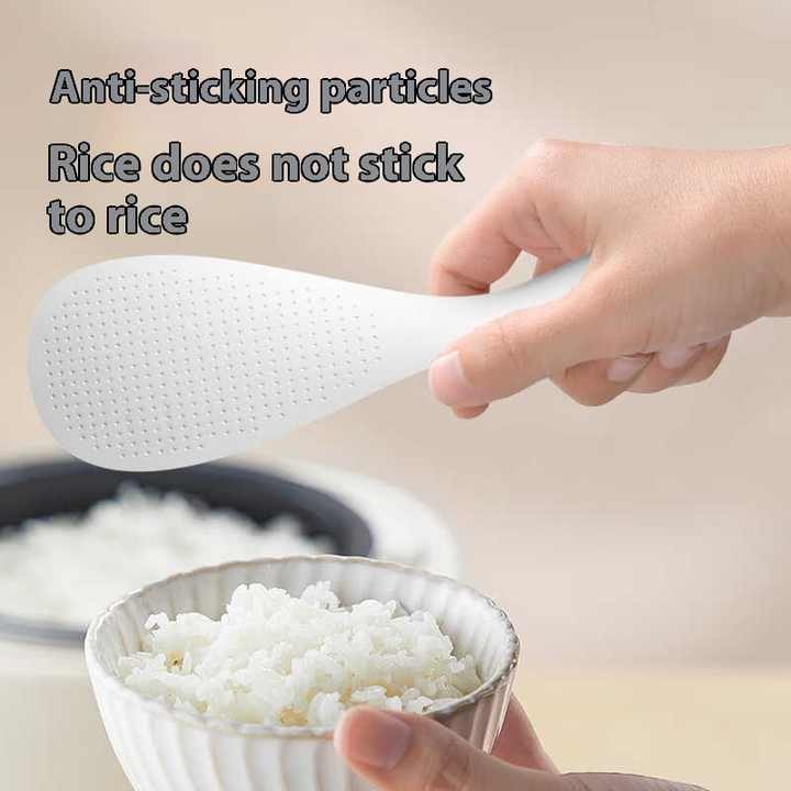 Tumbler Rice Spoon Non-Stick Rice Stand-Up Spatula Heat Resistant ...