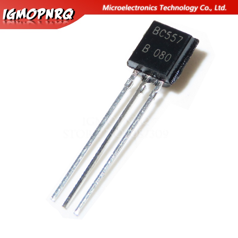 100pcs BC557B BC557 TO-92 Bipolar Transistors - BJT PNP -45V -100mA HFE/450 new original ...